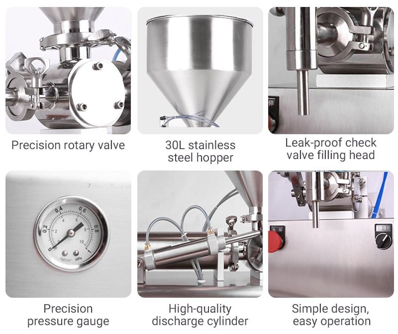 Semi-auto Paste Cream Filling Machine – One Stop Filling Packing Line ...