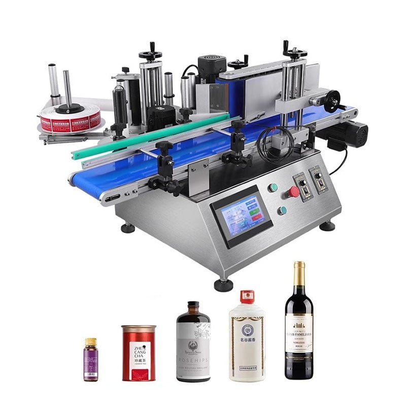Desktop Automatic Round Bottle Labeling Machine – One Stop Filling ...